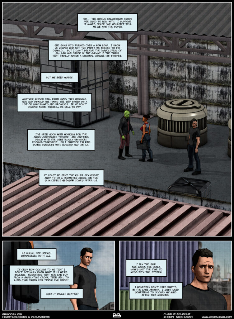 Ep 19 – Page 23-25 - Charlie Six Eight